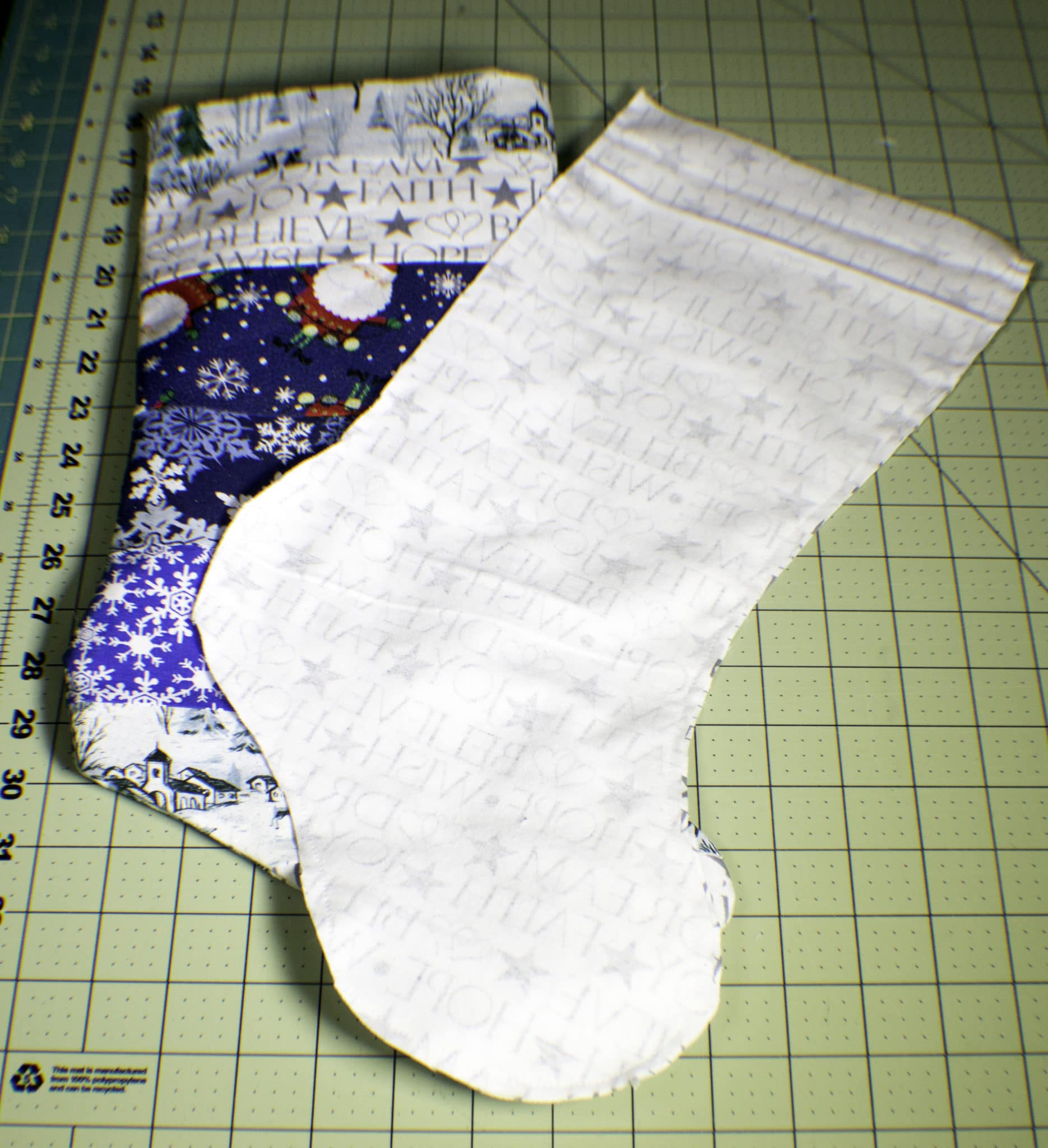 How To Make A Patchwork Christmas Stocking