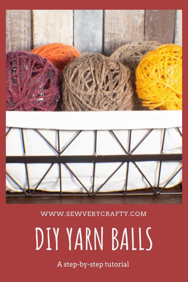 How to Make DIY Yarn Balls From the Blog - Sew Very Crafty