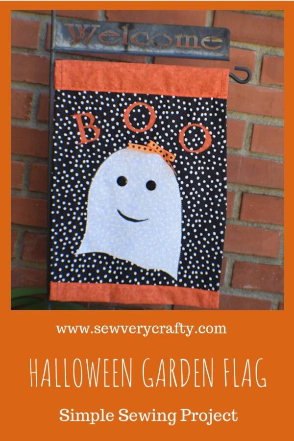 How to Make a Halloween Garden Flag - Sew Very Crafty