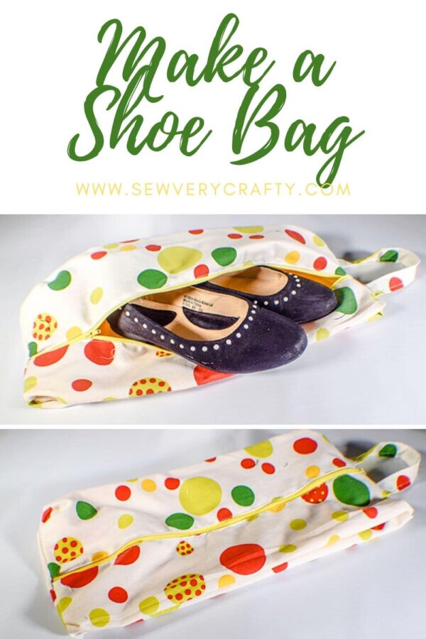 How to Make a Shoe Bag - Sew Very Crafty