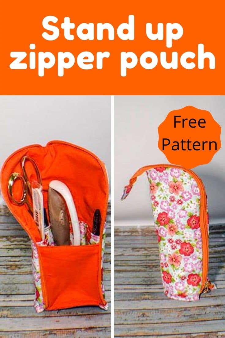 How to Make a Stand Up Zipper Pouch - Sew Very Crafty
