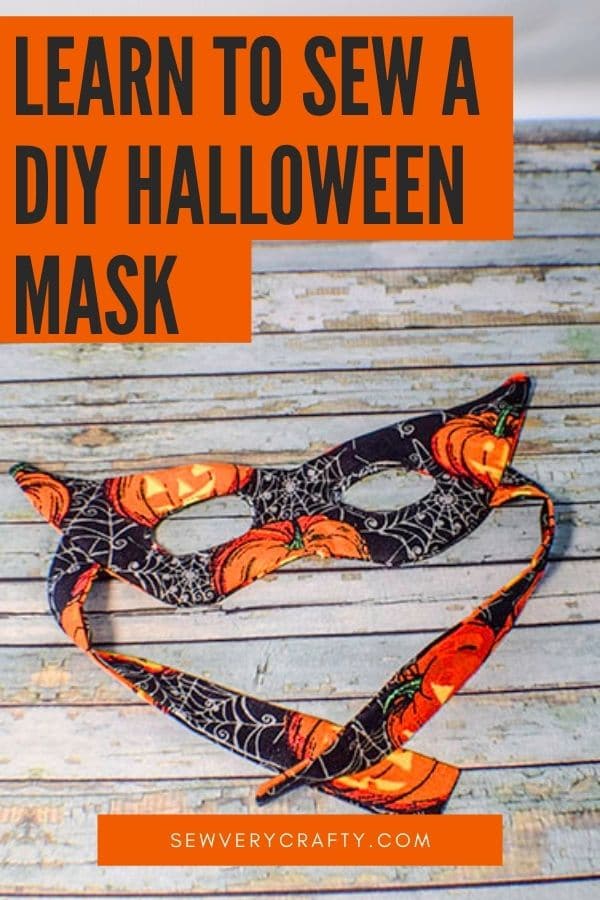 How to Sew a Simple Halloween Face Mask - Sew Very Crafty
