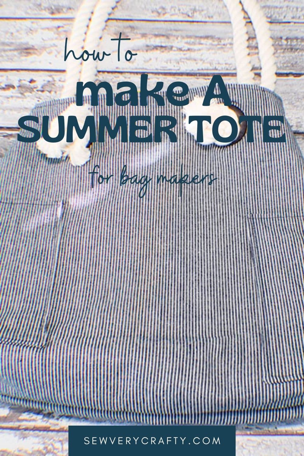 How to Make a Summer Tote Bag - Sew Very Crafty
