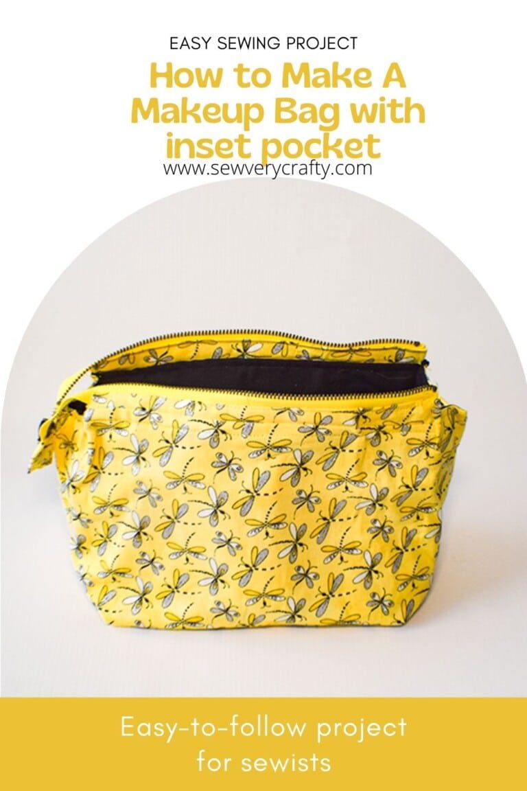 How to Make a Double Zipper Makeup Bag - Sew Very Crafty