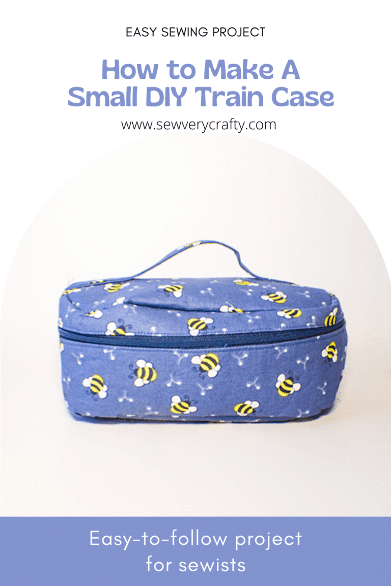 How to Make a Small DIY Train Case - Sew Very Crafty