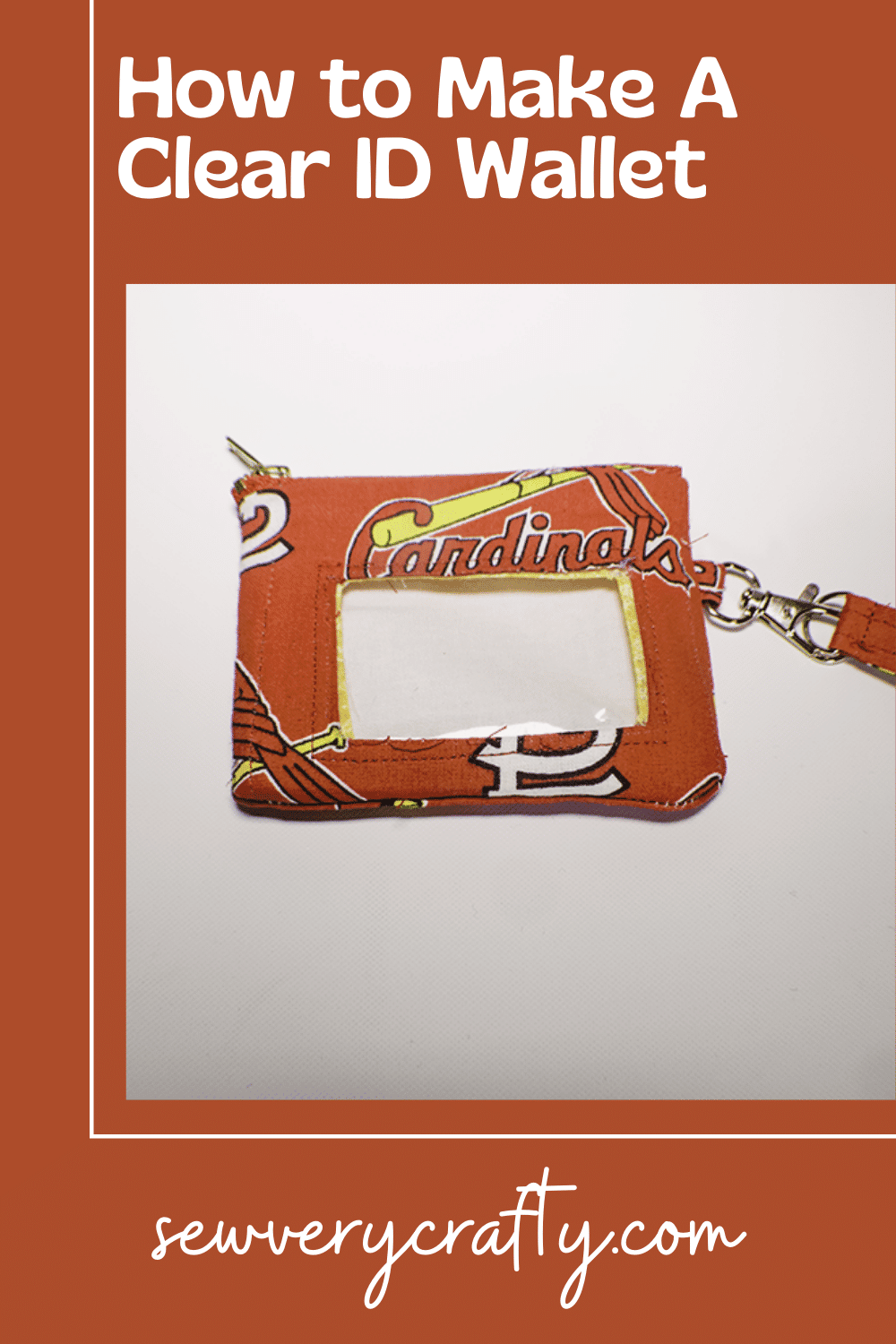 How to Make a Clear Window ID Wallet - Sew Very Crafty