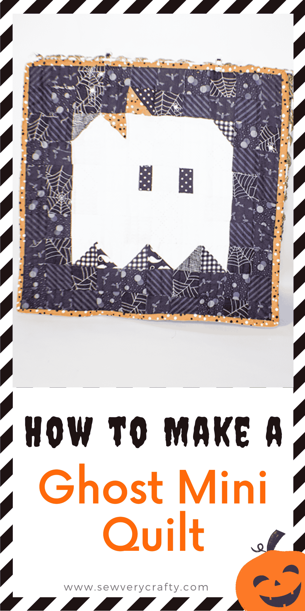 How to Make a Ghost Mini Quilt - Sew Very Crafty