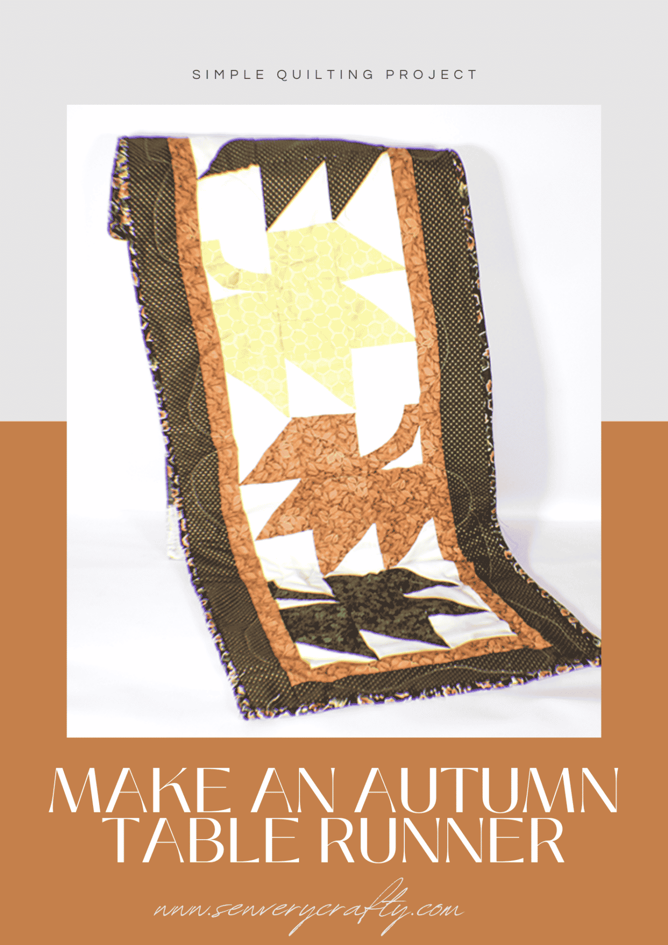 How to Make an Autumn Table Runner - Sew Very Crafty