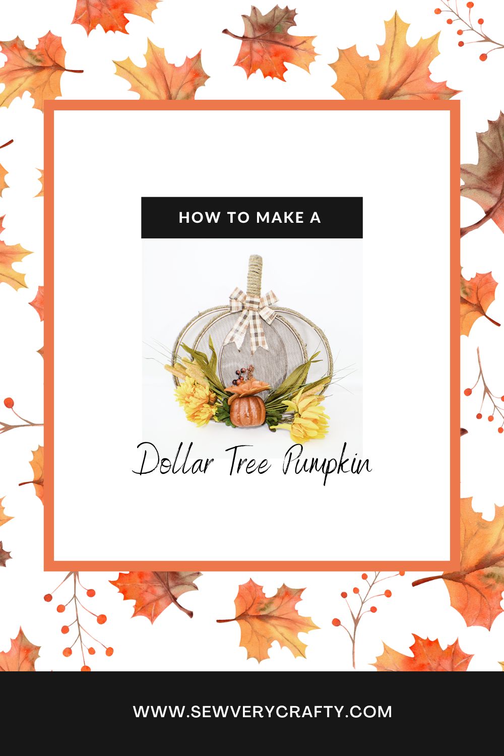 How to Make a Dollar Tree Splatter Screen Pumpkin - Sew Very Crafty
