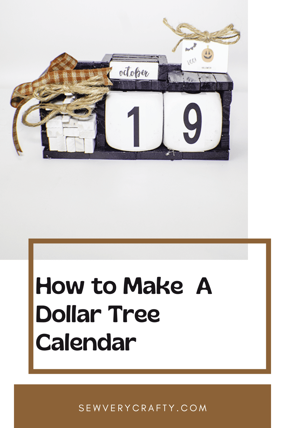 How to Make a Dollar Tree Foam Dice Calendar - Sew Very Crafty