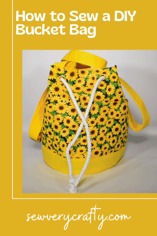 How to Sew a DIY Bucket Bag - Sew Very Crafty