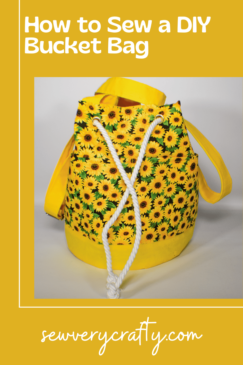How to Sew a DIY Bucket Bag - Sew Very Crafty