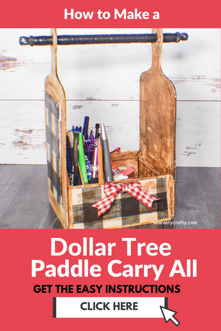 How to Make a Small Dollar Tree Carry-All - Sew Very Crafty