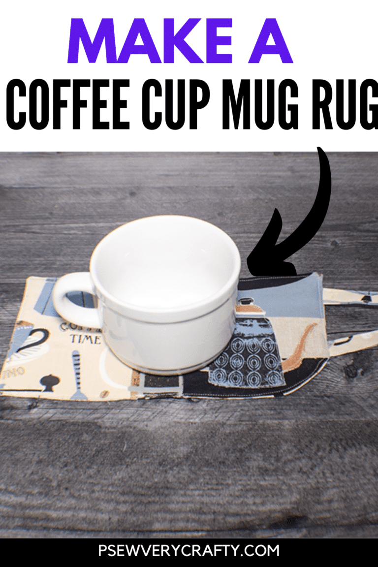 How to Make a Coffee Cup Mug Rug - Sew Very Crafty